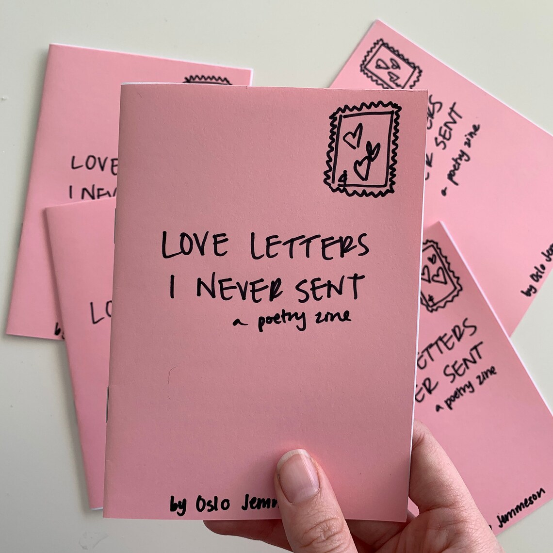 Love Letters I Never Sent A Poetry Zine by Oslo Jemmeson | Etsy