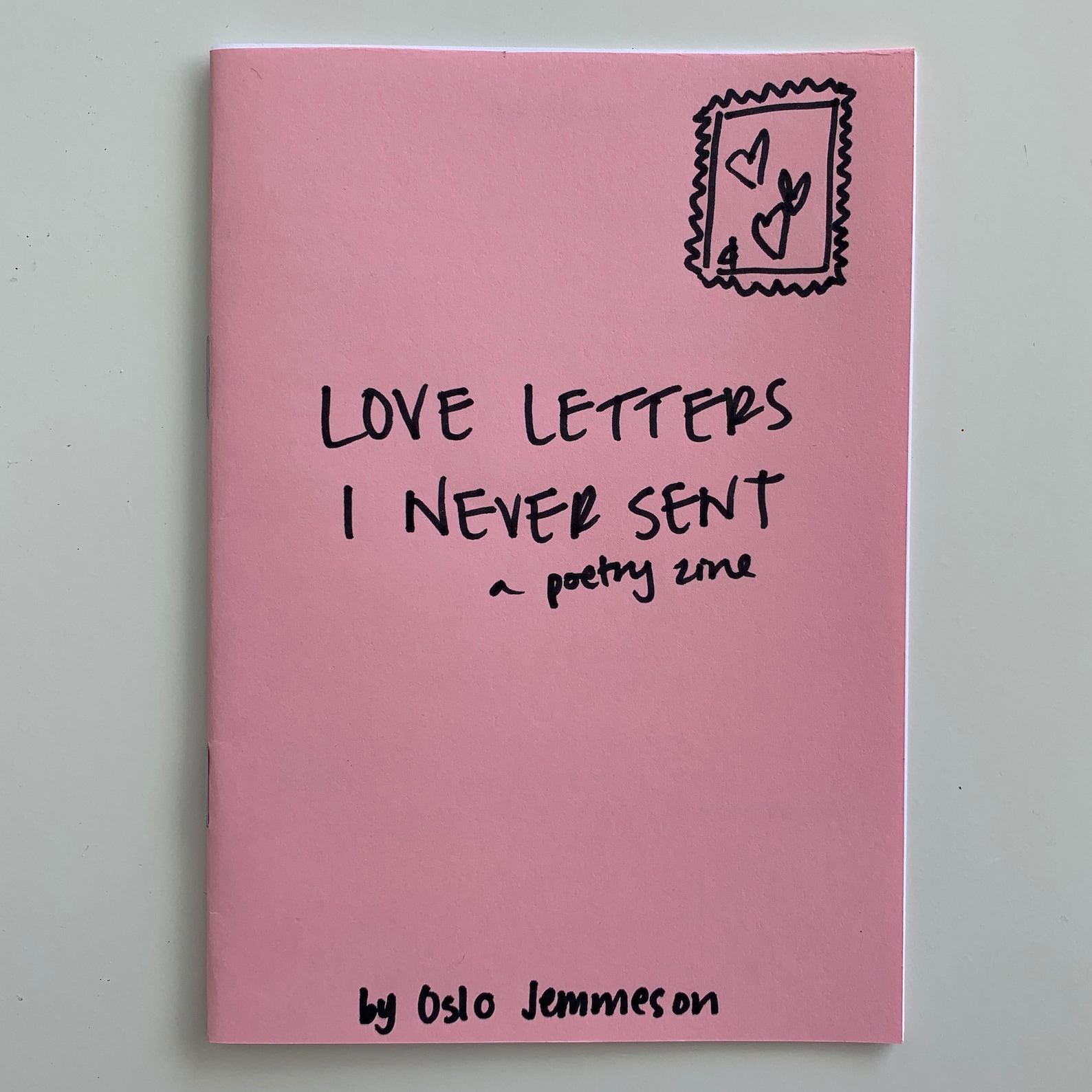 Love Letters I Never Sent A Poetry Zine by Oslo Jemmeson - Etsy