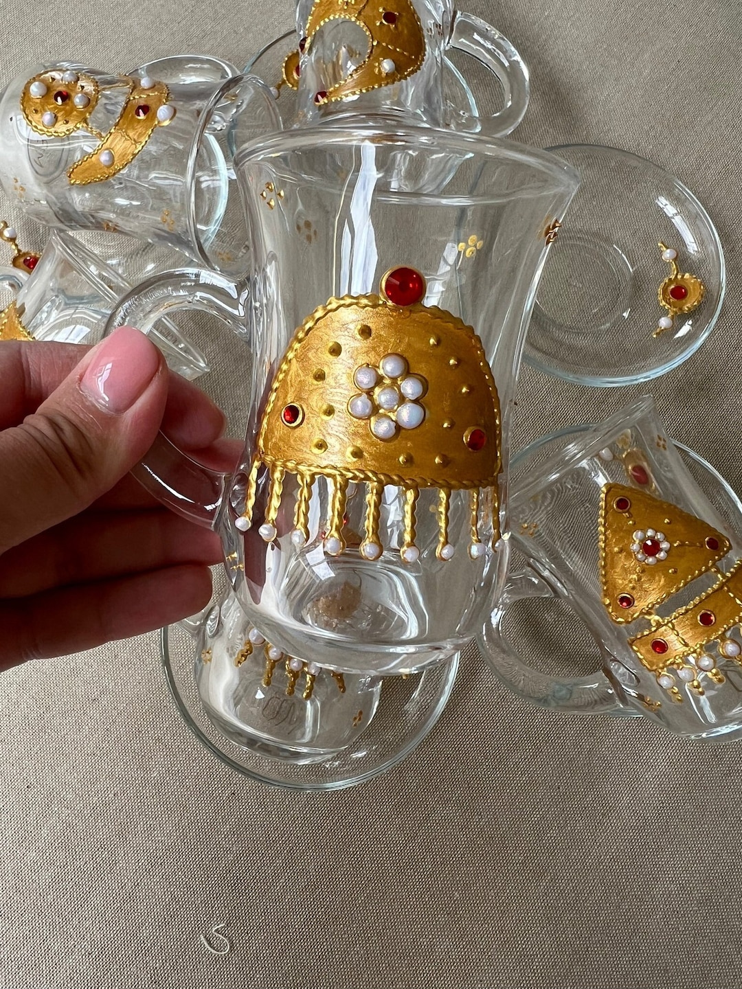 Traditional Tea Set, Moroccan Tea, Arabic Tea Set, Turkish Tea Set ...