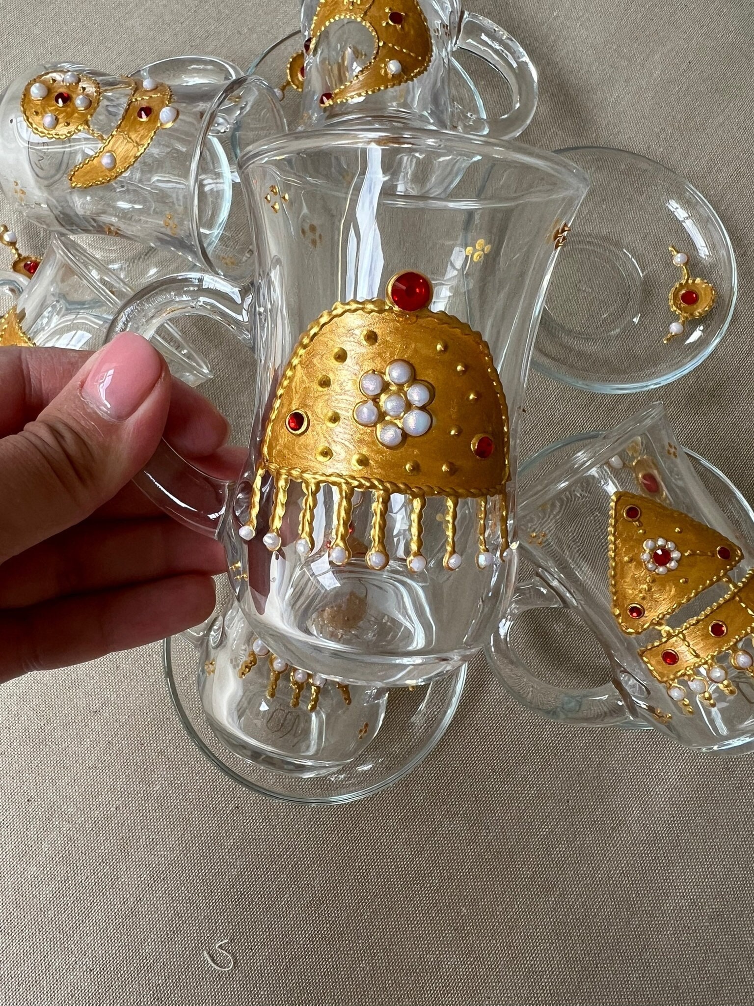 Traditional Tea Set, Moroccan Tea, Arabic Tea Set, Turkish Tea Set ...