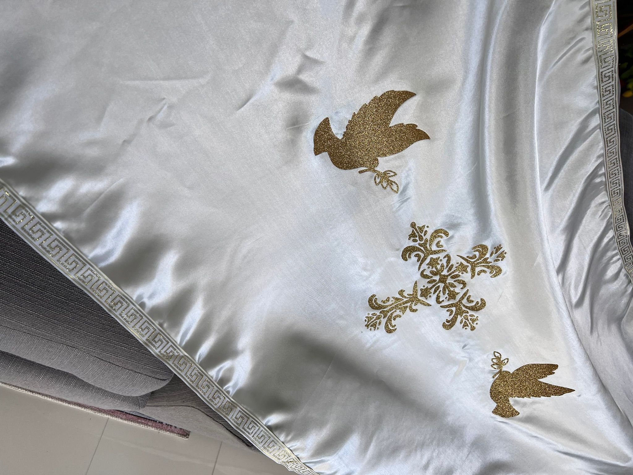 Custom Assyrian Wedding Scarf: Suryani Mahar, Christian Veil - Etsy