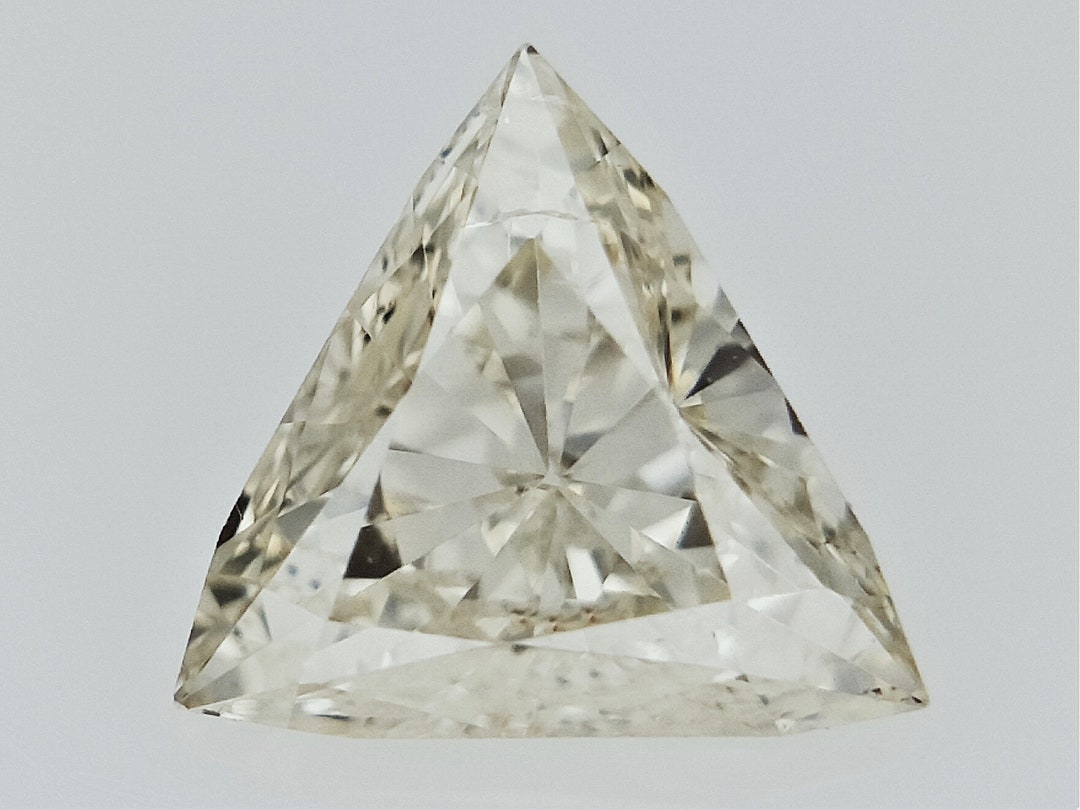 Triangle Shaped Diamond , Brilliant Cut Diamond, 0.29 Cts - Etsy Canada