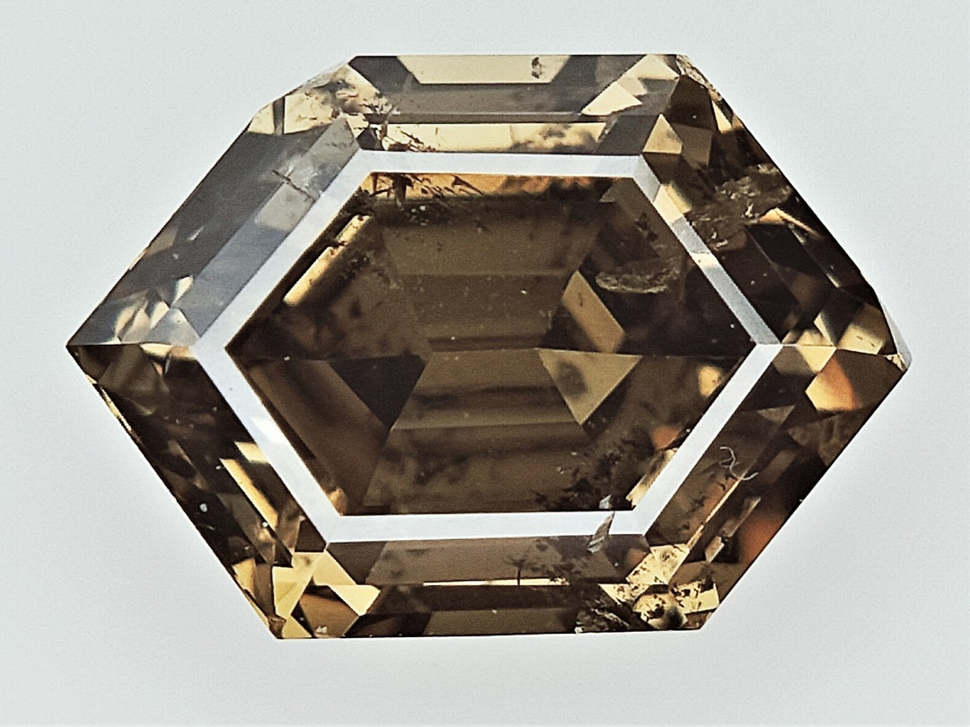 Rarest Hexagonal Cut Diamond , Loose Colored Gemstone, 0.89cts - Etsy