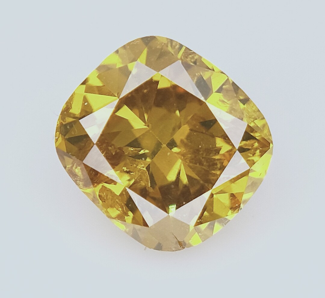 Fancy Color Diamond , Fancy Cut Diamond, 0.42 CTS - Etsy