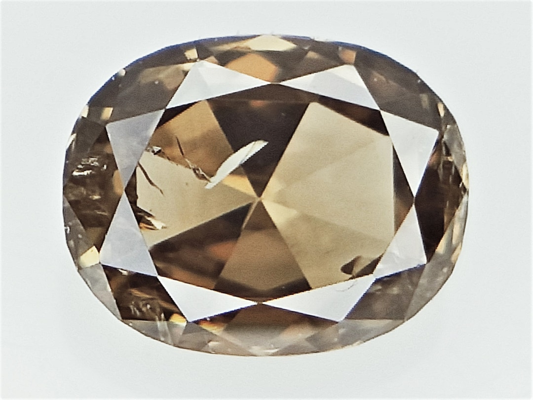 Brown Colored Diamonds , Transparent Sparkling Diamond, 0.18 Cts - Etsy