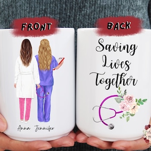 Nurse Best Friend Mug Custom Nurse Gift Medical Student | Etsy