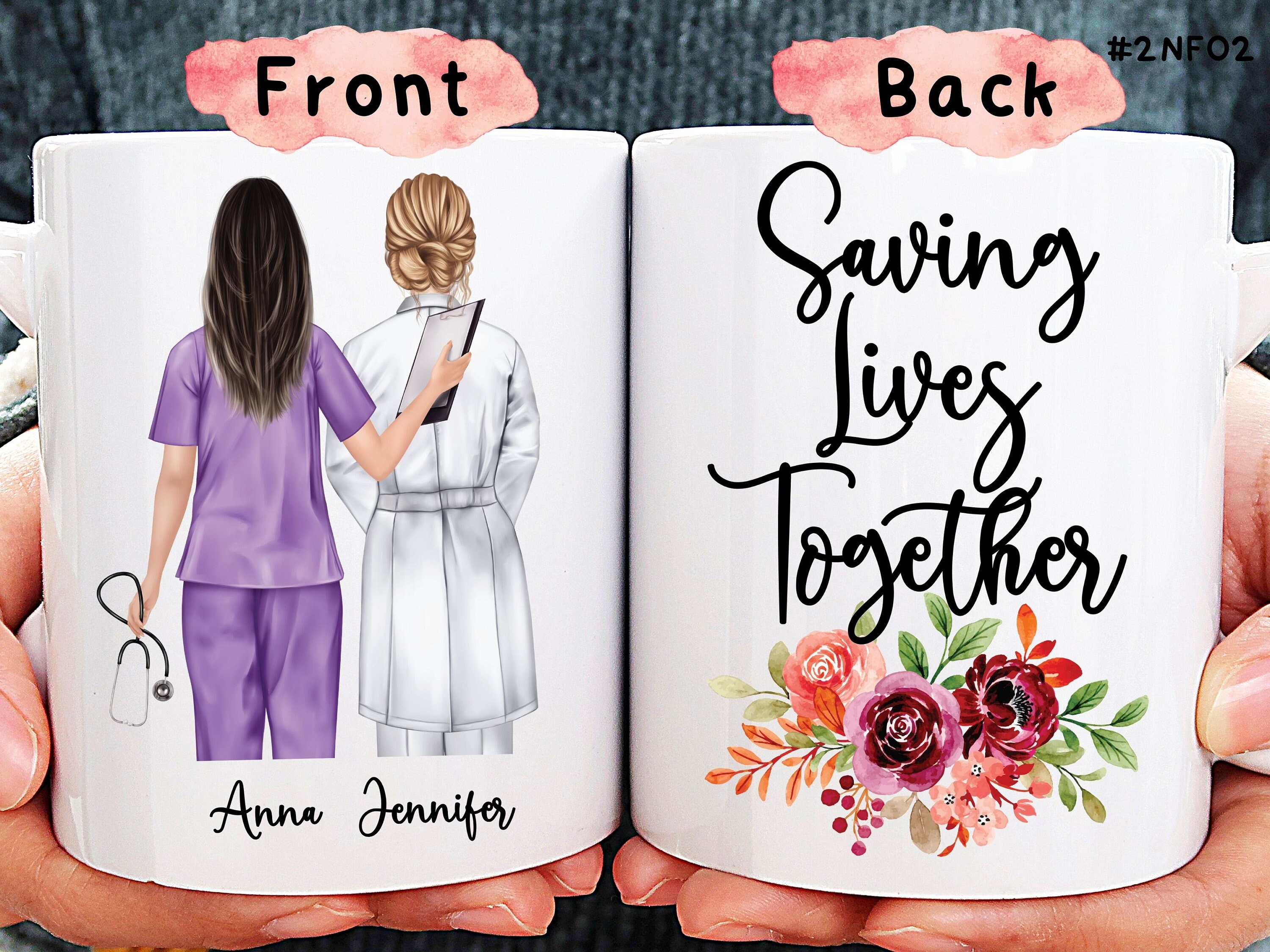 Nurse Best Friend Mug Custom Nurse Gift Medical Student - Etsy