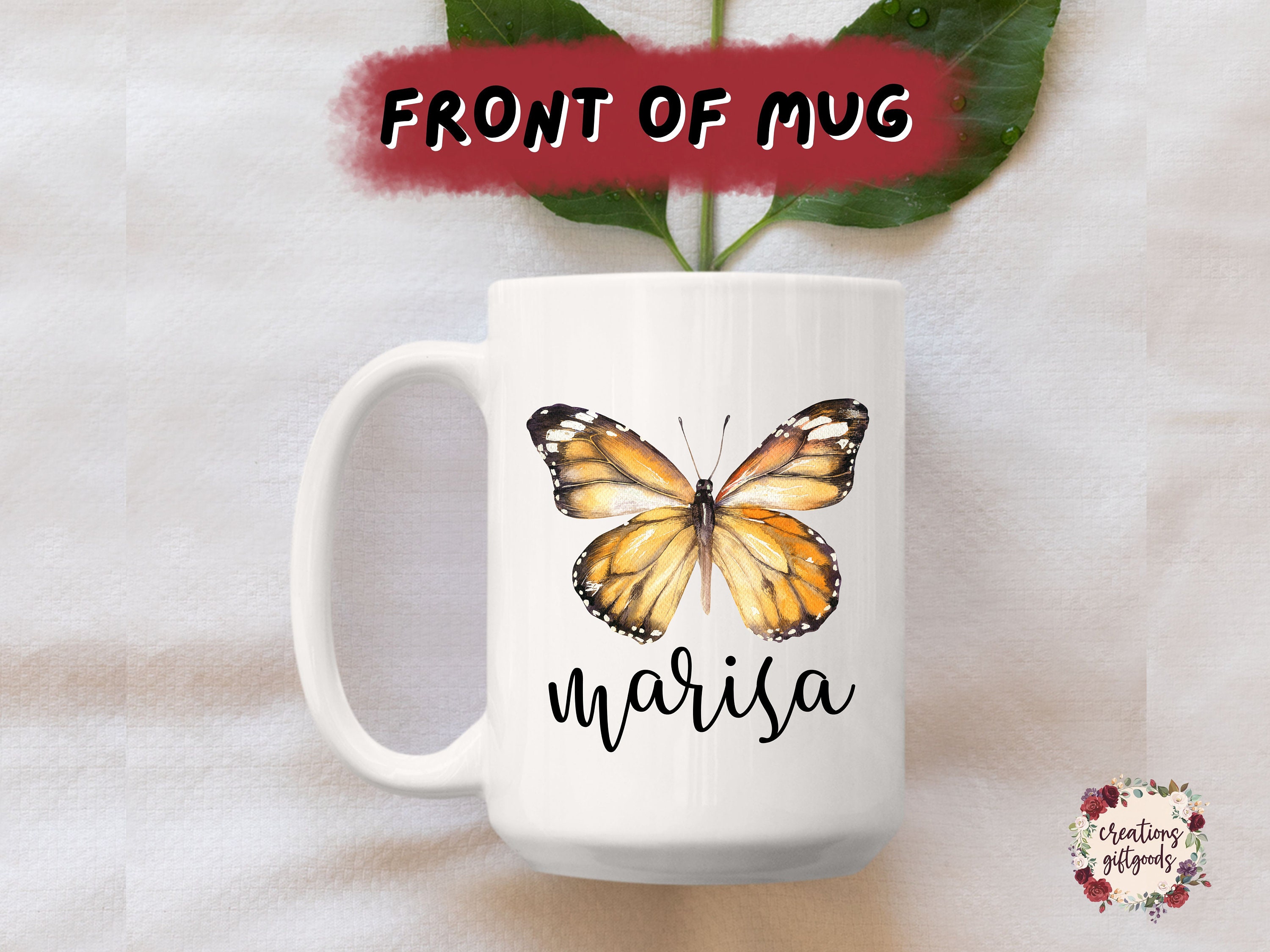 Butterfly Mug Blue Butterfly Coffee Mug Butterfly Gifts for | Etsy