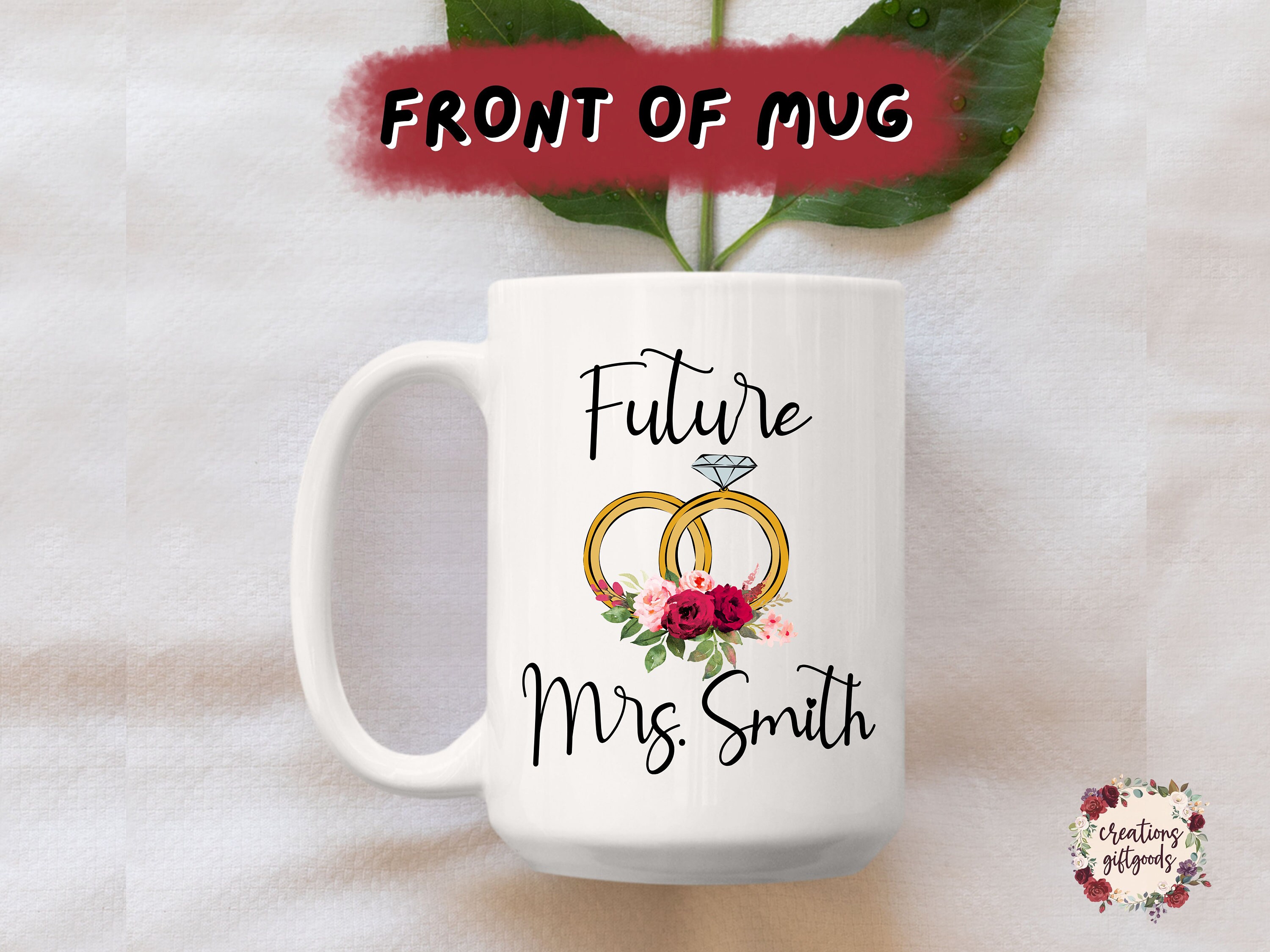 Wedding Mug Engaged Gift Engagement Gift Bridal Shower | Etsy