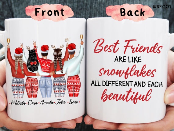 Custom Best Friend Christmas Mug Personalized Mug5 Best - Etsy