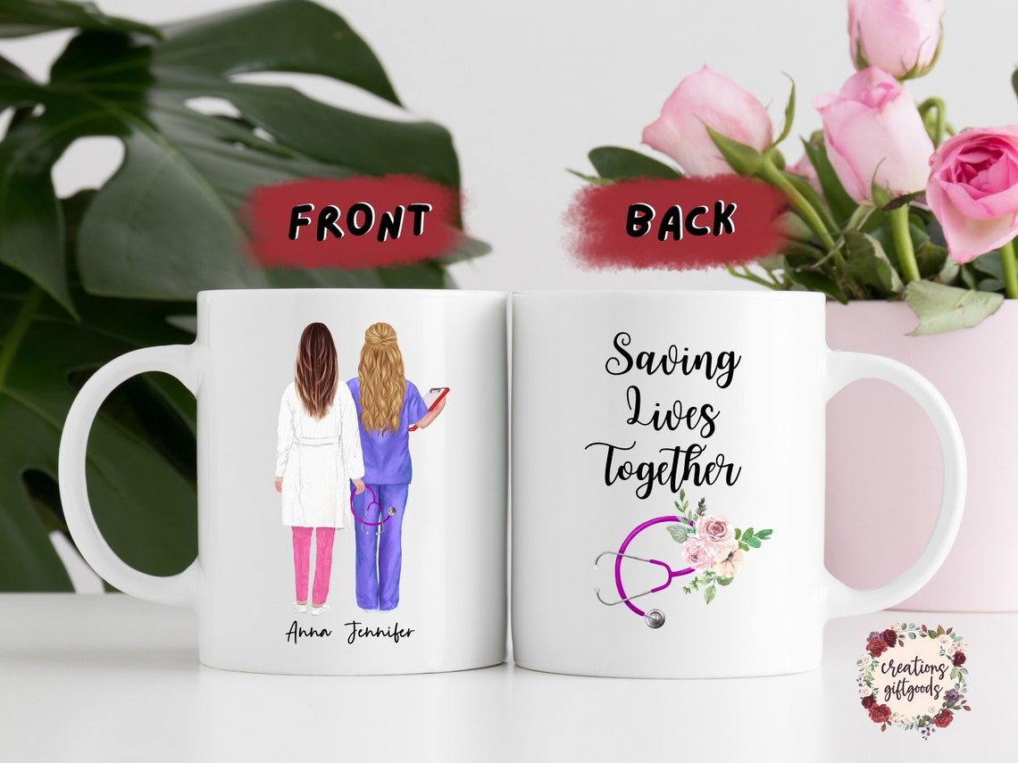 Nurse Best Friend Mug Custom Nurse Gift Medical Student | Etsy