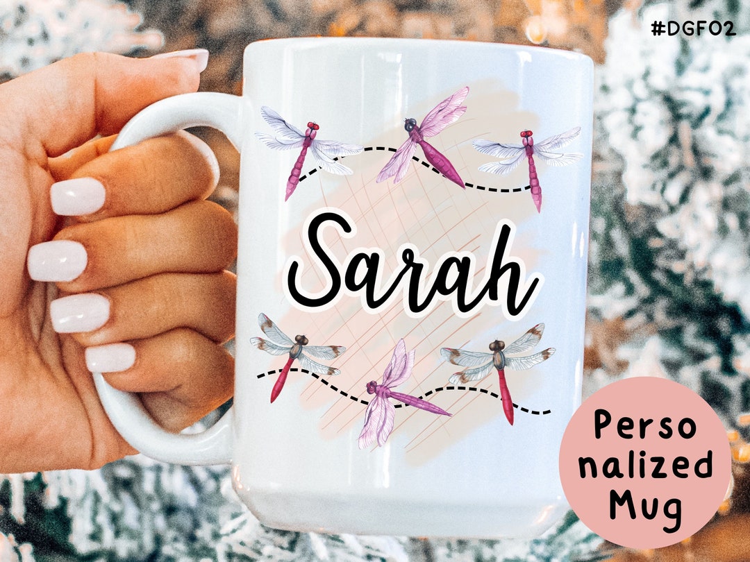 Dragonfly Mug, Dragonfly Gifts for Women, Dragonfly Coffee Mug ...