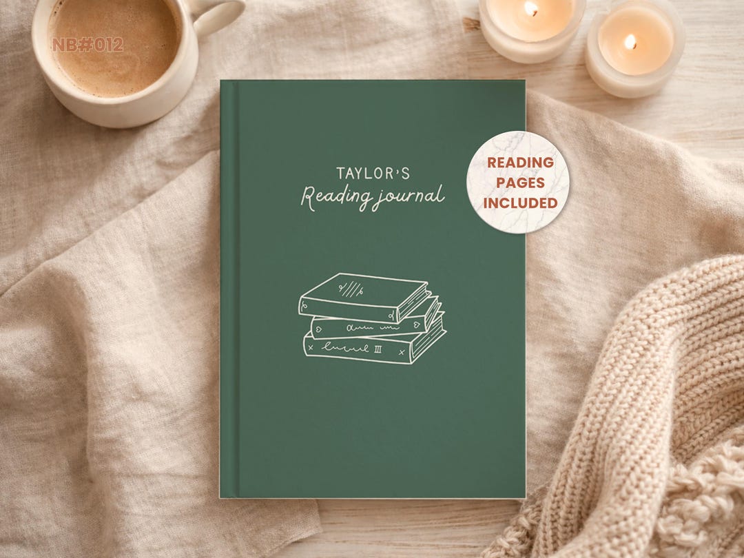 Customized Book Review Diary Book Review Log Reading Book Journal ...