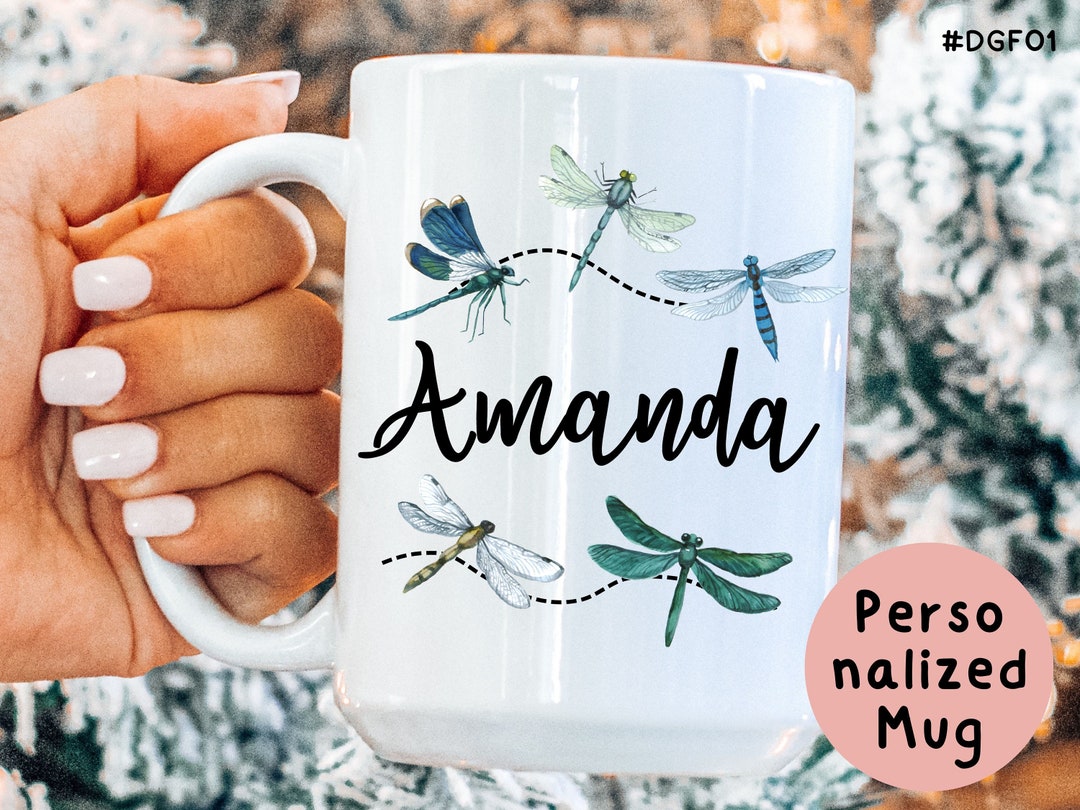 Dragonfly Mug, Dragonfly Gifts for Women, Dragonfly Coffee Mug ...