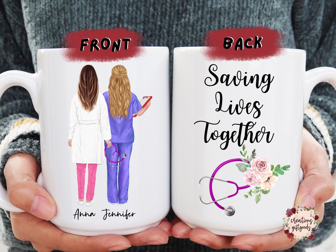 Nurse Best Friend Mug Custom Nurse Gift Medical Student | Etsy