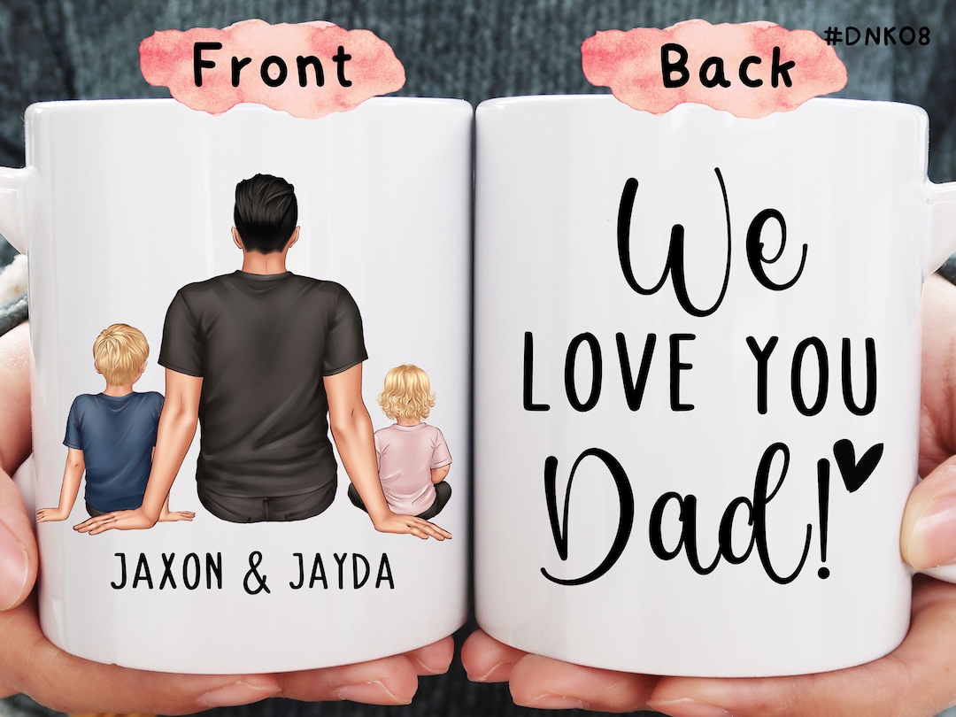 Daddy Gifts From Daughter and Son, Personalized Dad Gifts From Kids ...