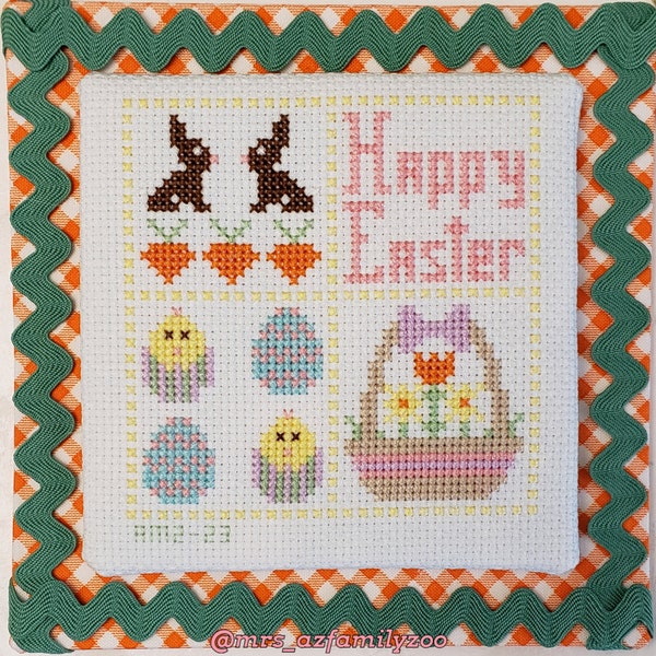 Easter Egg Cross Stitch Pattern - Etsy