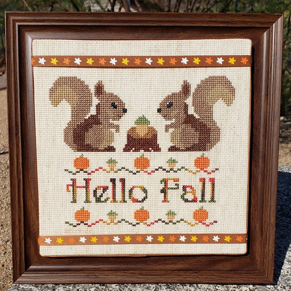 Fall Cross Stitch - Etsy
