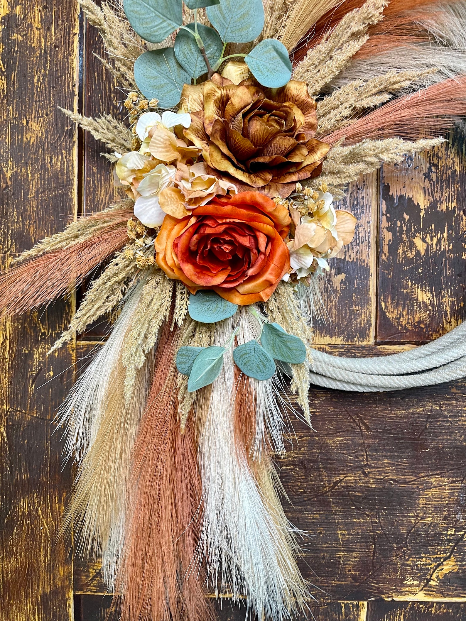 Lasso Wreath Lasso Cowboy Decor Lariat Wreath Western - Etsy