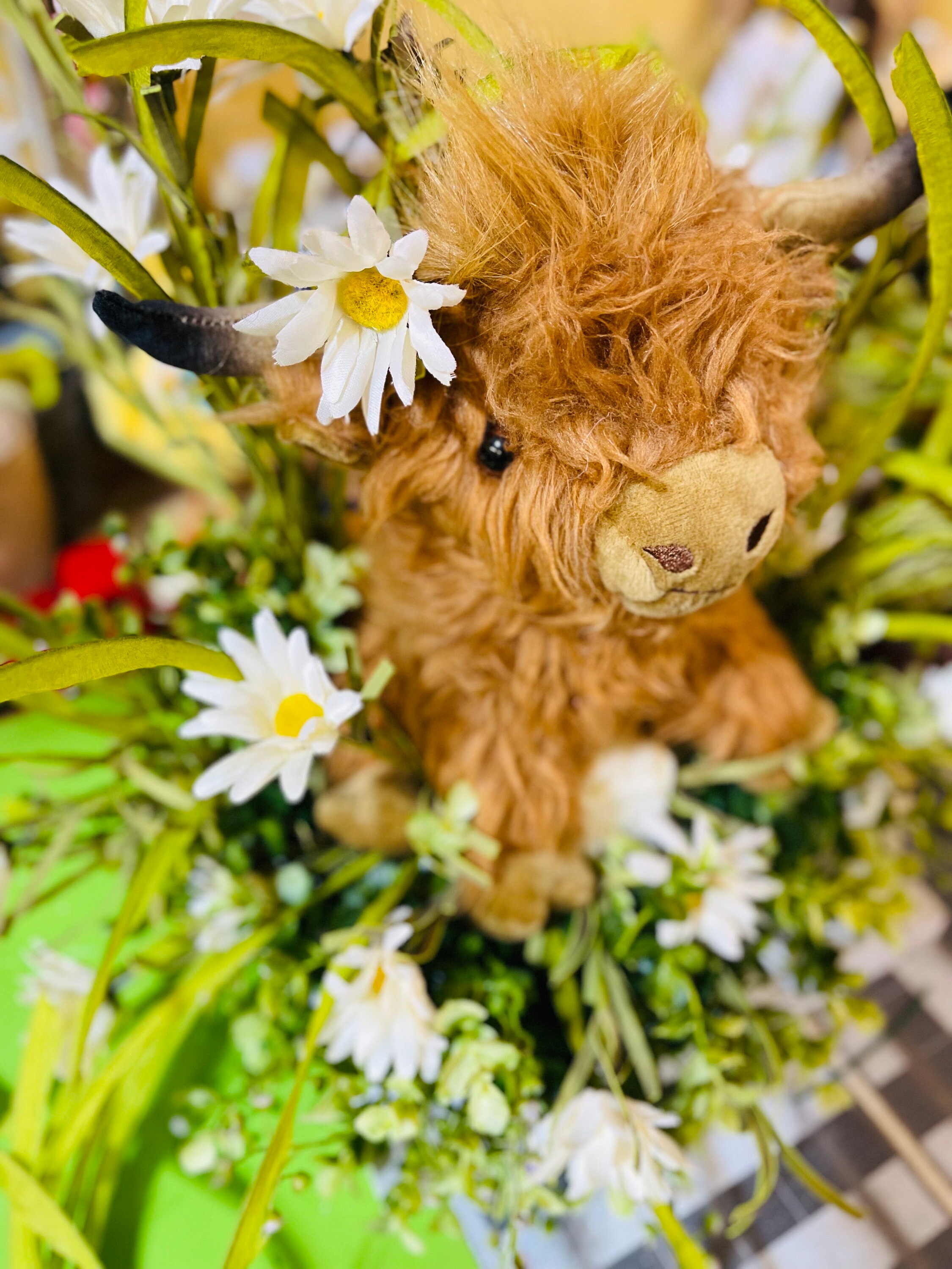 Highland Cow Wreath, Highland Cow Decor, Farmhouse Decor, Modern ...