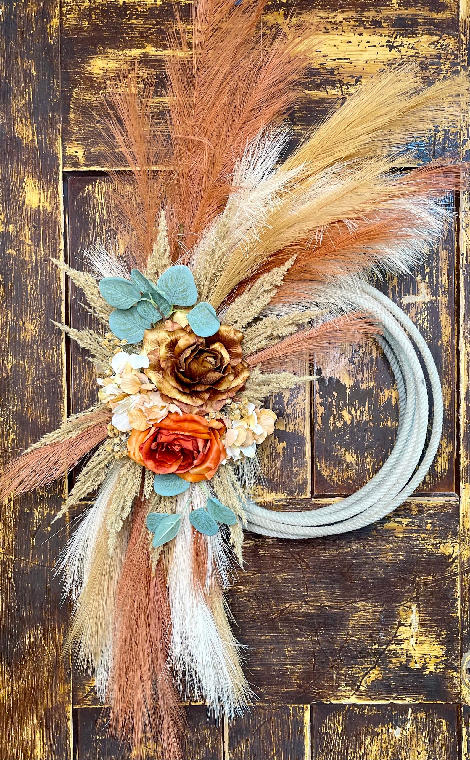 Lasso Wreath Lasso Cowboy Decor Lariat Wreath Western - Etsy
