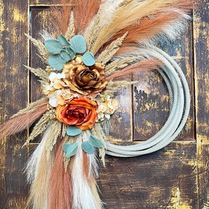 Lasso Wreath Lasso Cowboy Decor Lariat Wreath Western - Etsy