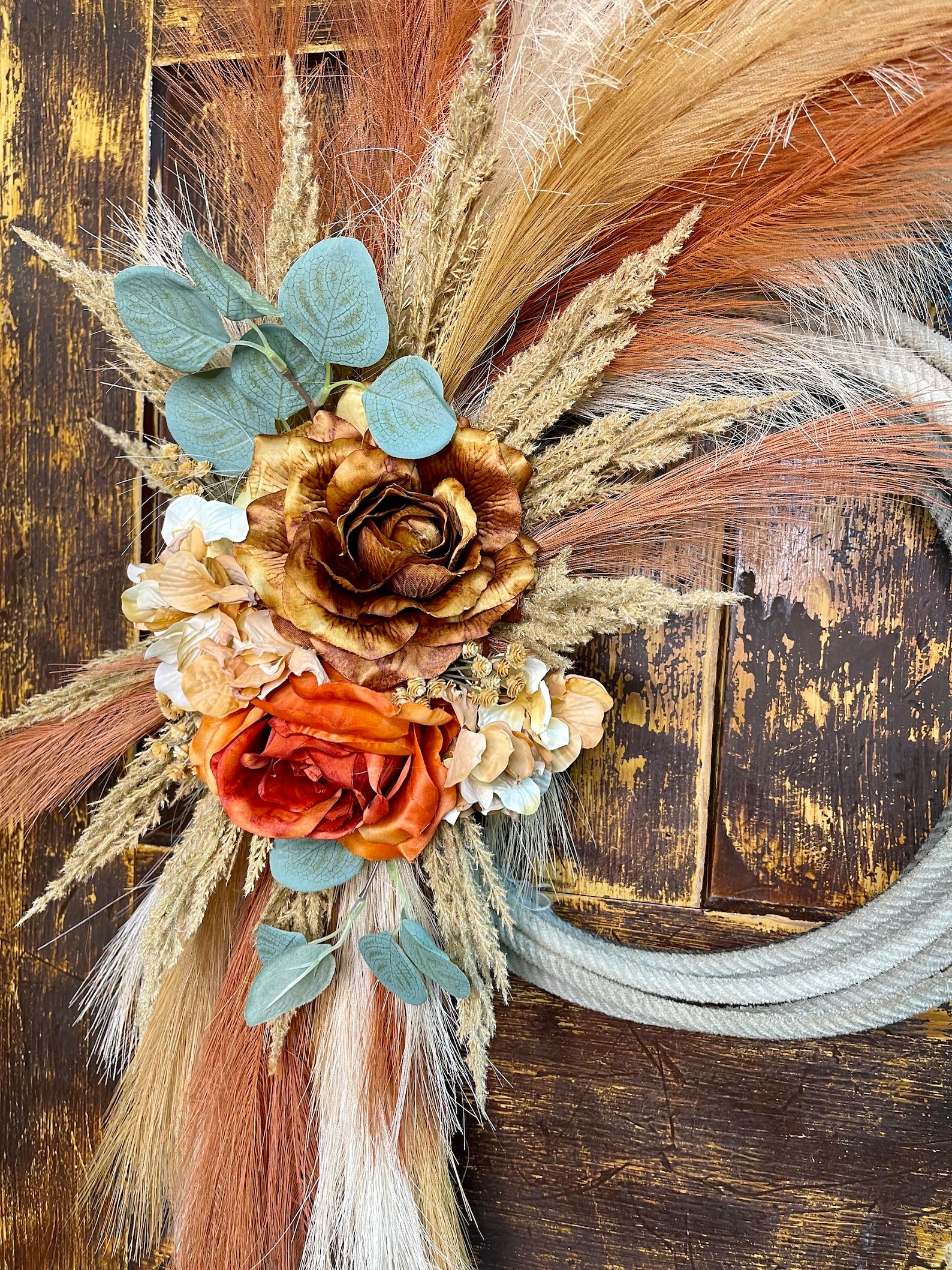 Lasso Wreath Lasso Cowboy Decor Lariat Wreath Western - Etsy