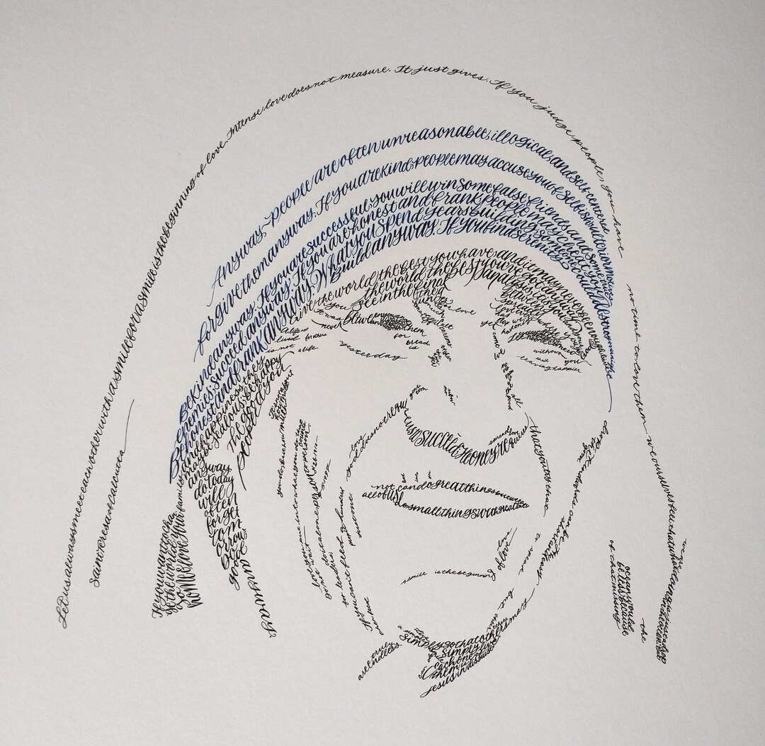 Mother Teresa Print, St. Teresa of Calcutta, Saint Quote, Catholic Gift ...