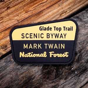 Glade Top Trail Scenic Byway Rubber Morale Patch - Etsy