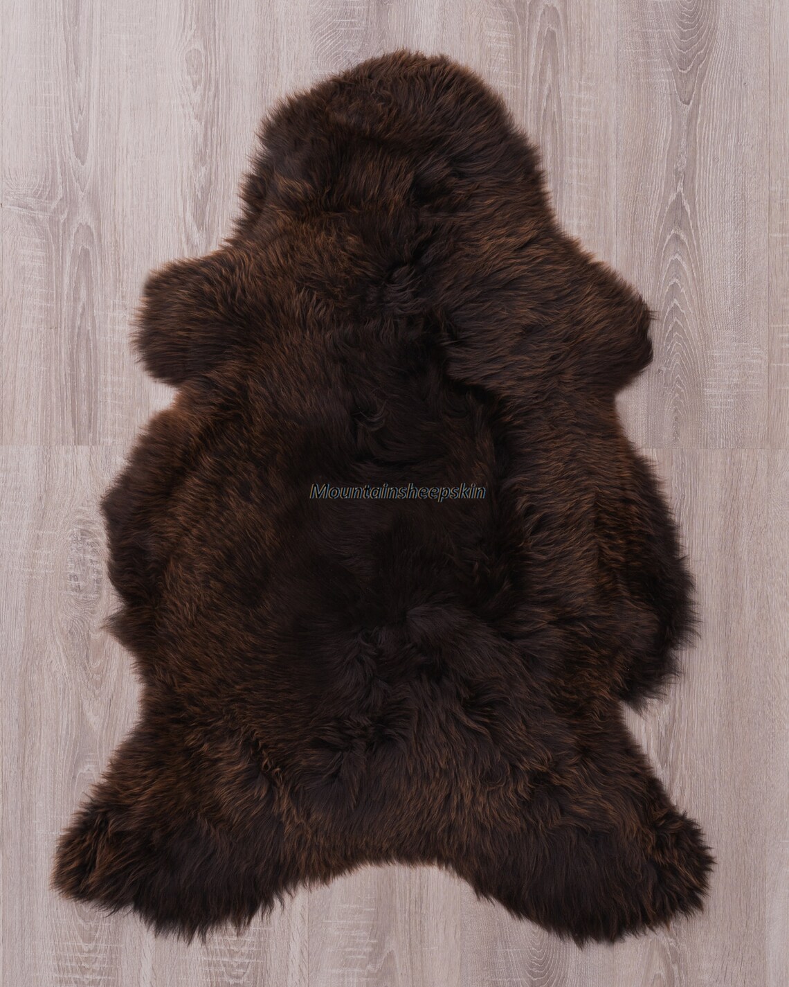 BIG Sheepskin Natural brown Rugs Amazing Sheepskin Sheep Skin | Etsy