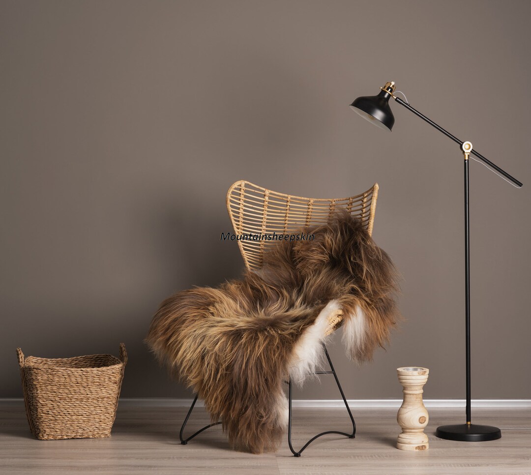 Sheepskin Natural Brown Icelandic Rugs, Amazing Sheepskin, Sheep Skin ...