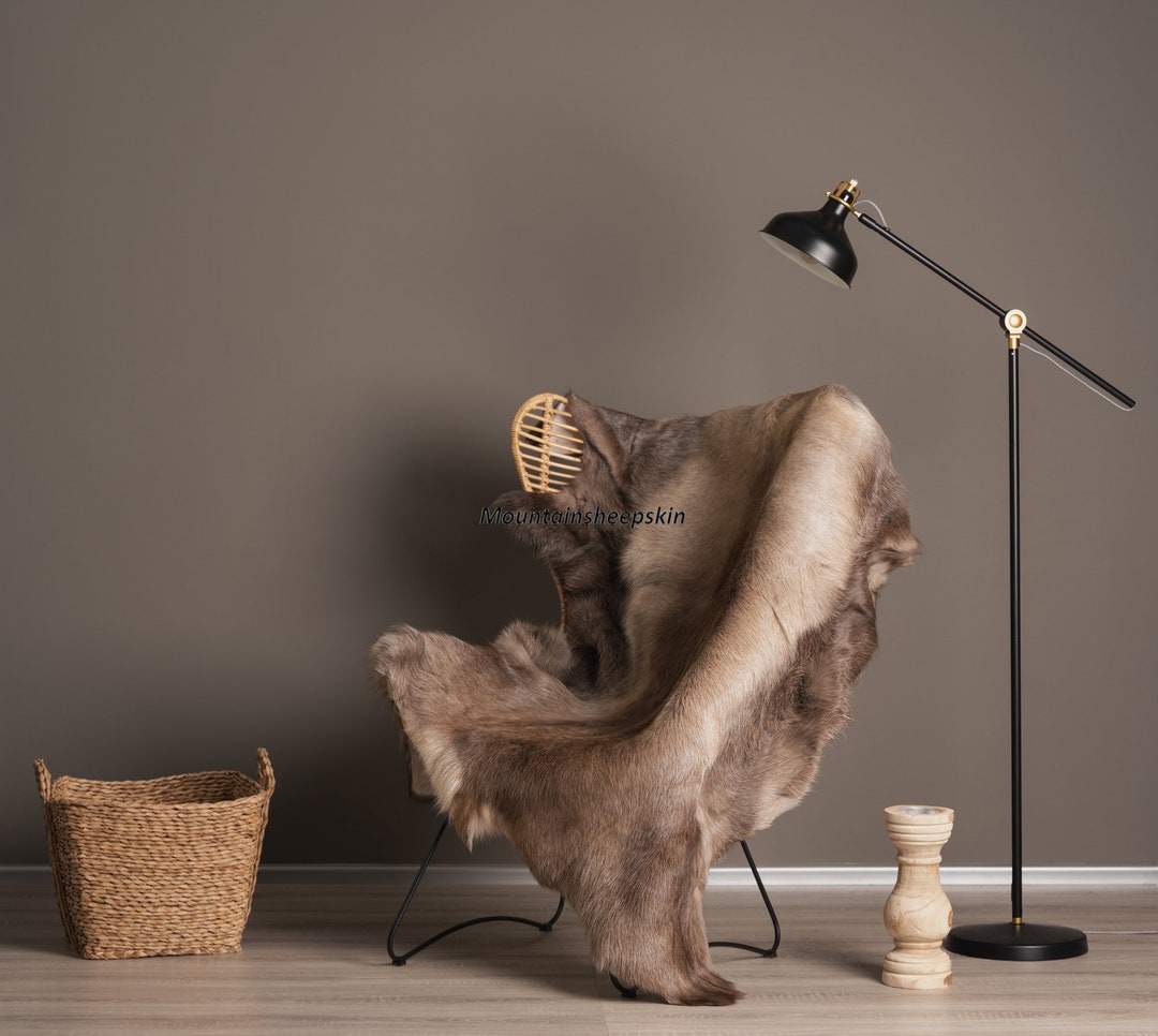 Giant Exclusive Scandinavian Reindeer Natural, Skin Hide Rug, Caribou ...