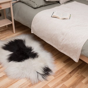 Sheepskin Natural Spotted Icelandic Rugs, Amazing Sheepskin, for Gift ...
