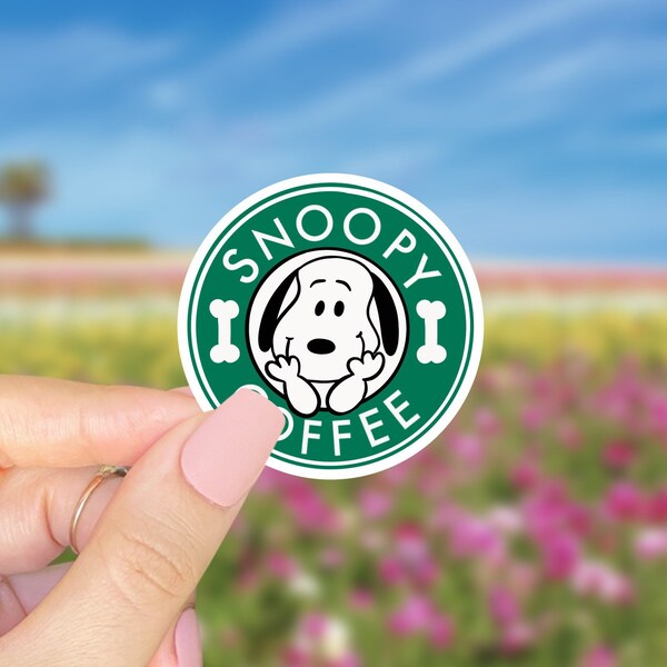 Waterproof Snoopy Sticker - Etsy