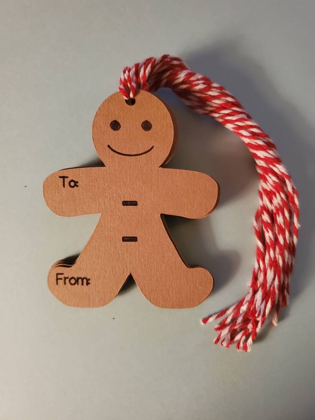10 Gingerbread Man Gift Tags Gift Tags for Christmas Present - Etsy