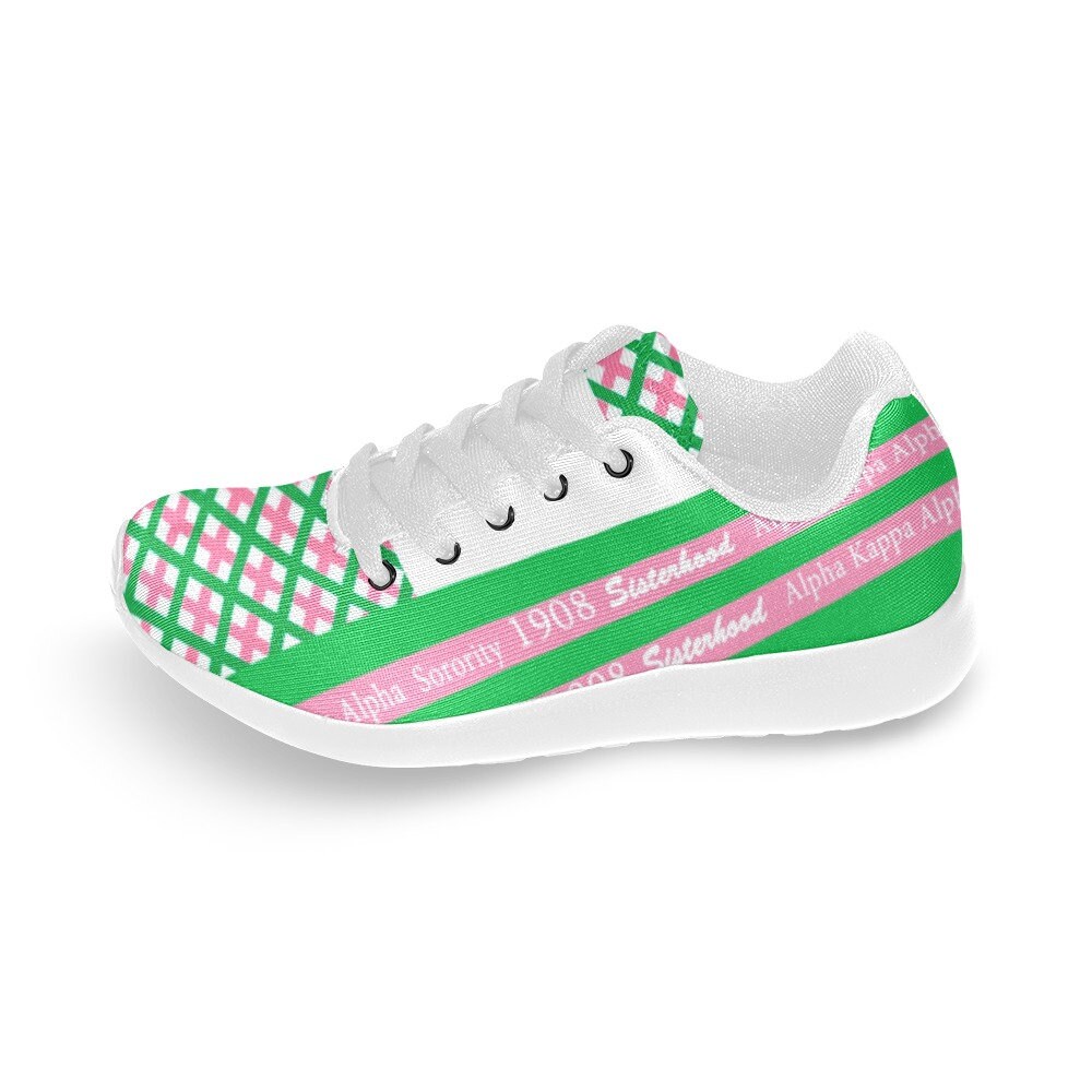 Pink Green Design Women's Running Shoes Low Top Canvas - Etsy
