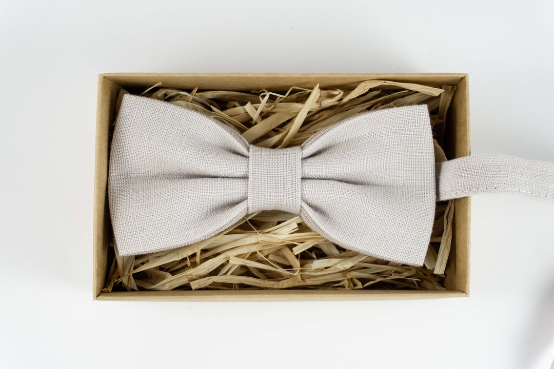 Ivory Color Pre-tied Ties for Weddings / Best Mens Ties / - Etsy