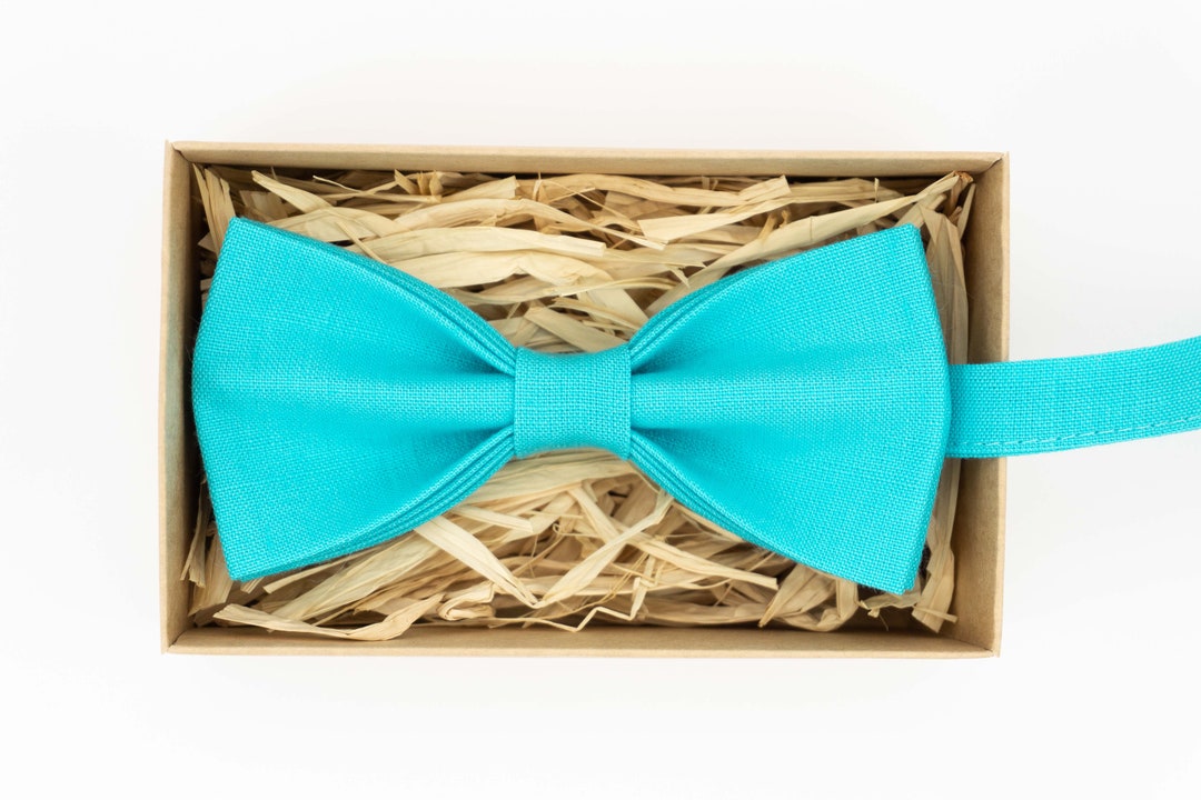 Cyan Color Classic Bow Ties for Wedding / Groomsmen Bow Tie / - Etsy