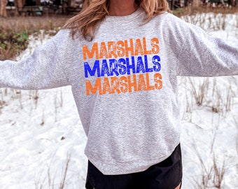 Marshall County Marshals PNG Sublimation Printable Digital Download - Etsy