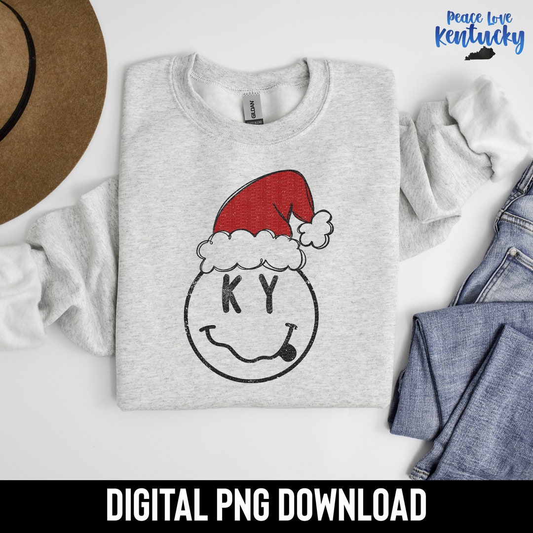 Christmas Face, Kentucky, KY, PNG Design Digital Download, Dtf - Etsy
