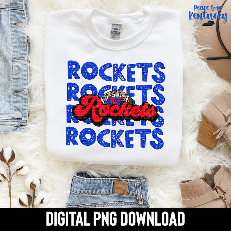 Rockets School Spirit Mascot PNG Design Digital Download - Etsy