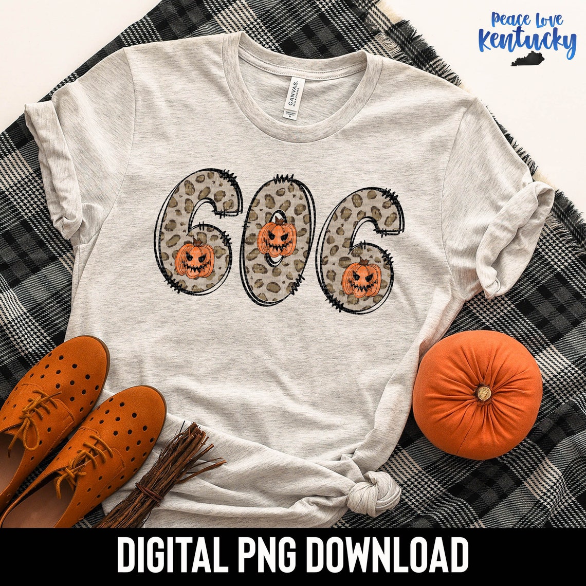 Kentucky KY Fall 606 Area Code PNG Design Digital - Etsy