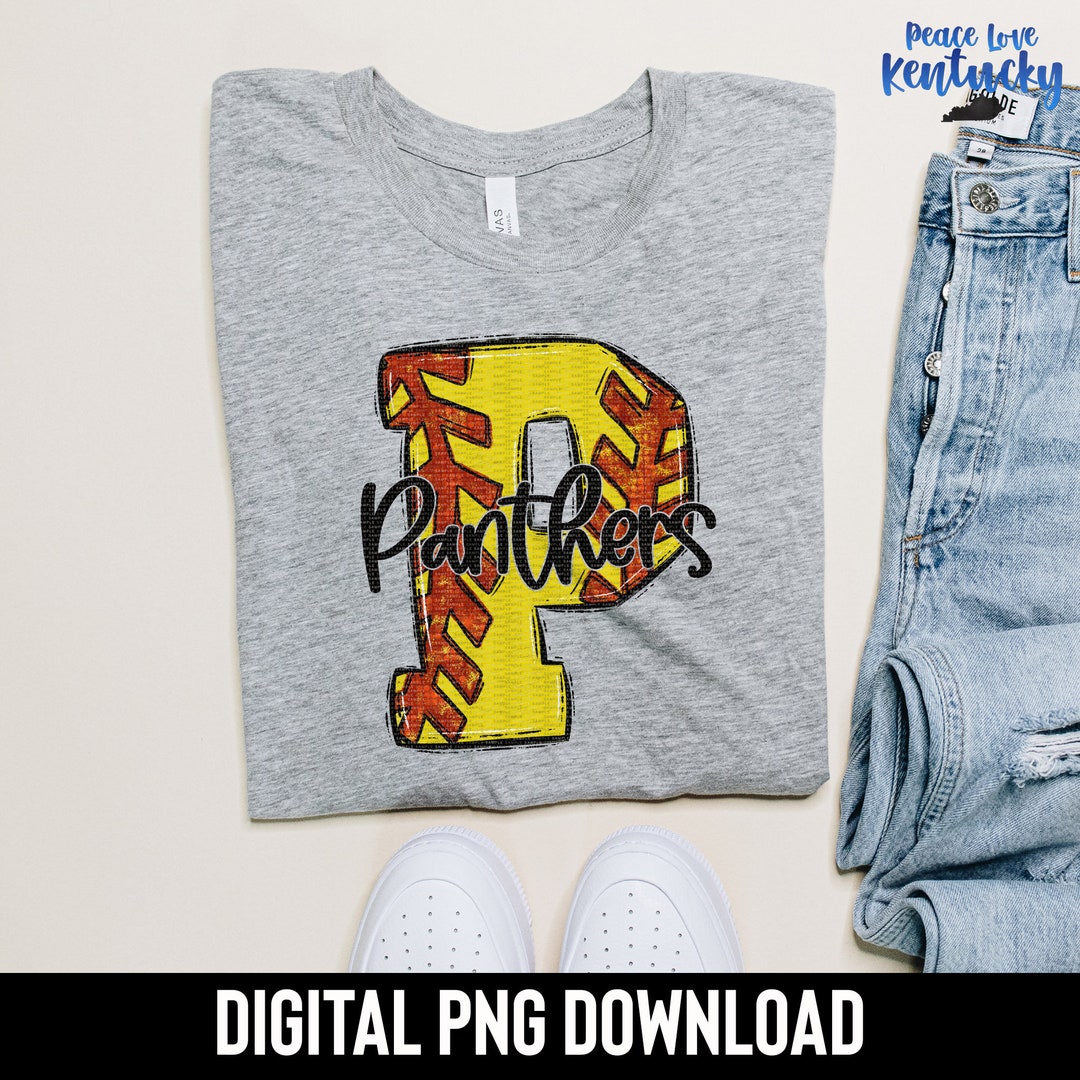 Panthers, Softball, School Spirit, Game Day PNG Design Digital Download ...