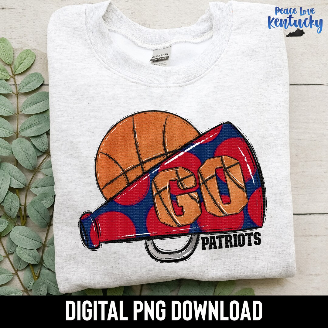Go Patriots Megaphone Game Day Basketball School Spirit - Etsy