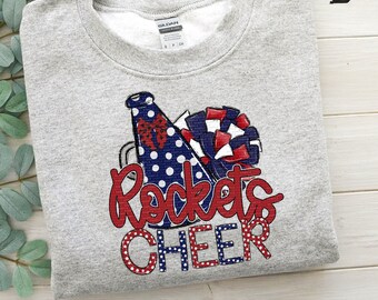 Navy and Red Cheer Pngs - Etsy