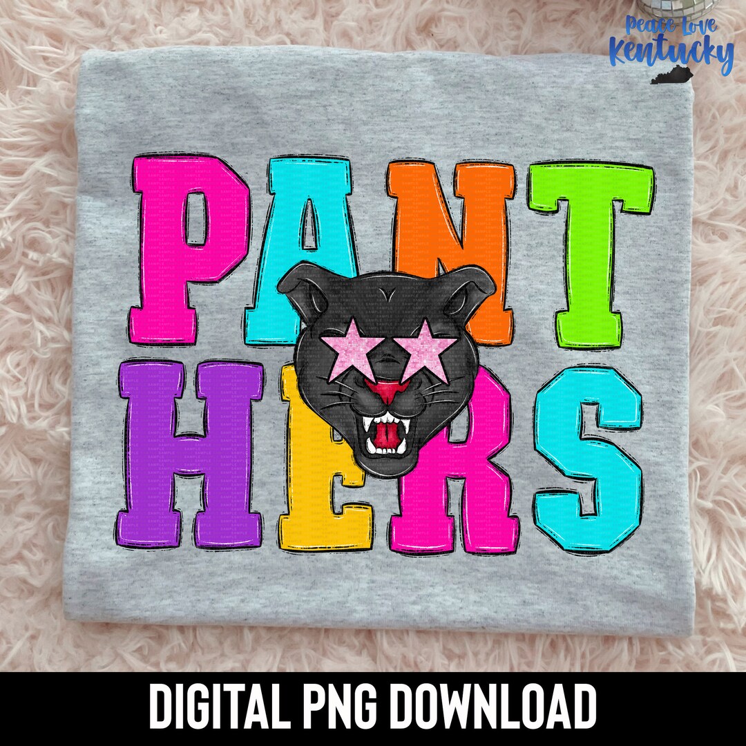 Panthers, Colorful, Preppy, Football, Mascot, Game Day, School Spirit ...