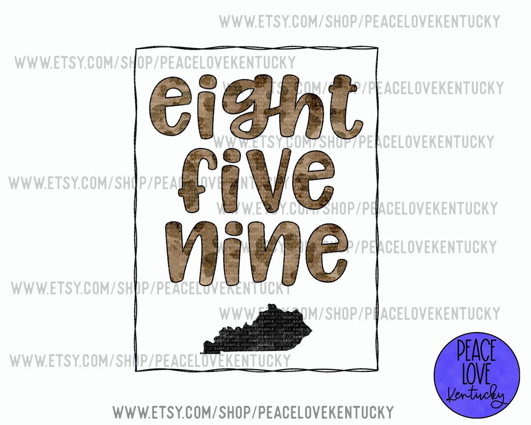 Kentucky Ky 859 Area Code Leopard PNG Sublimation Design - Etsy