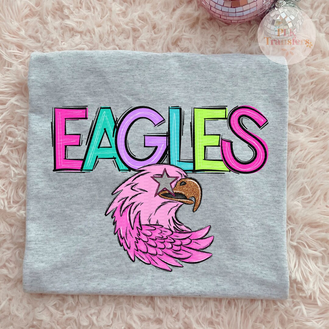 Eagles, Preppy Mascot, Colorful School Spirit, Game Day, Preppy Design ...