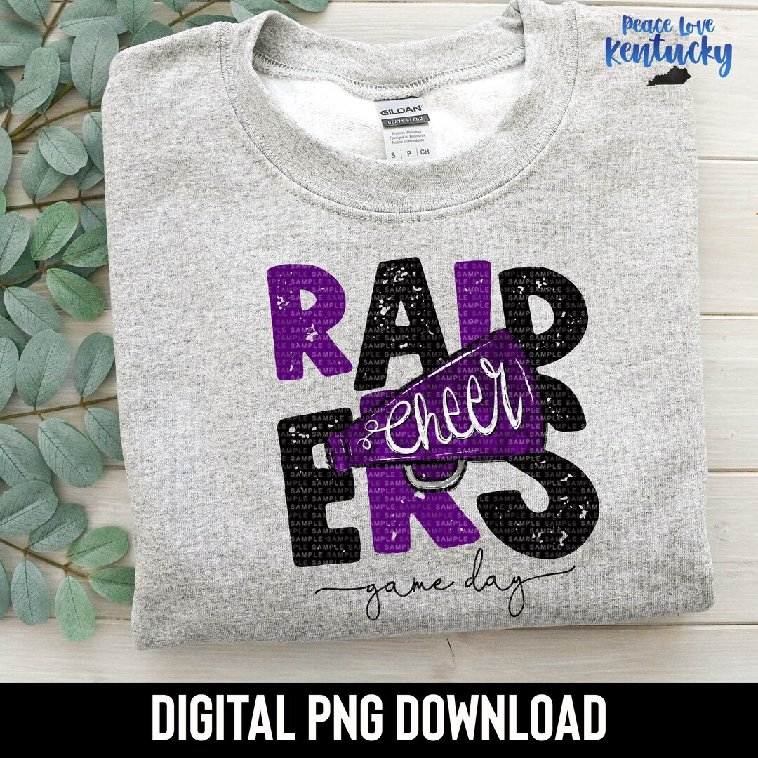 Raiders Cheer Game Day Sublimation PNG Design Digital - Etsy