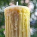 Beeswax Large Rustic Candle - Etsy